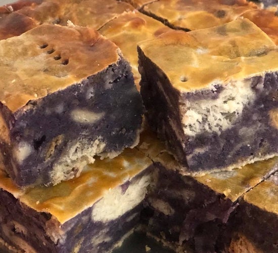 Ube Bread Pudding Half Dozen | Filipino Bakery Cafe & Market LLC