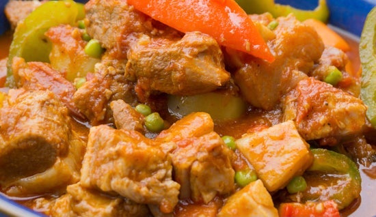 Catering Pork Menudo Half Tray | Filipino Bakery Cafe & Market LLC